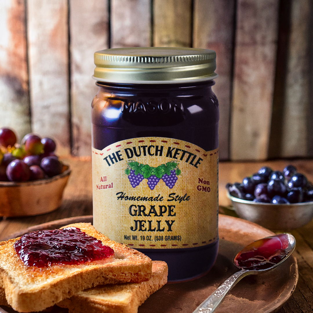 The Dutch Kettle - Amish Homemade Grape Jelly 19 oz. – Suncrest Farms